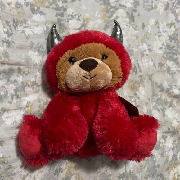 Aurora World | Toys | Aurora Ecofriendly Red Devil Lil Benny Teddy Bear ...